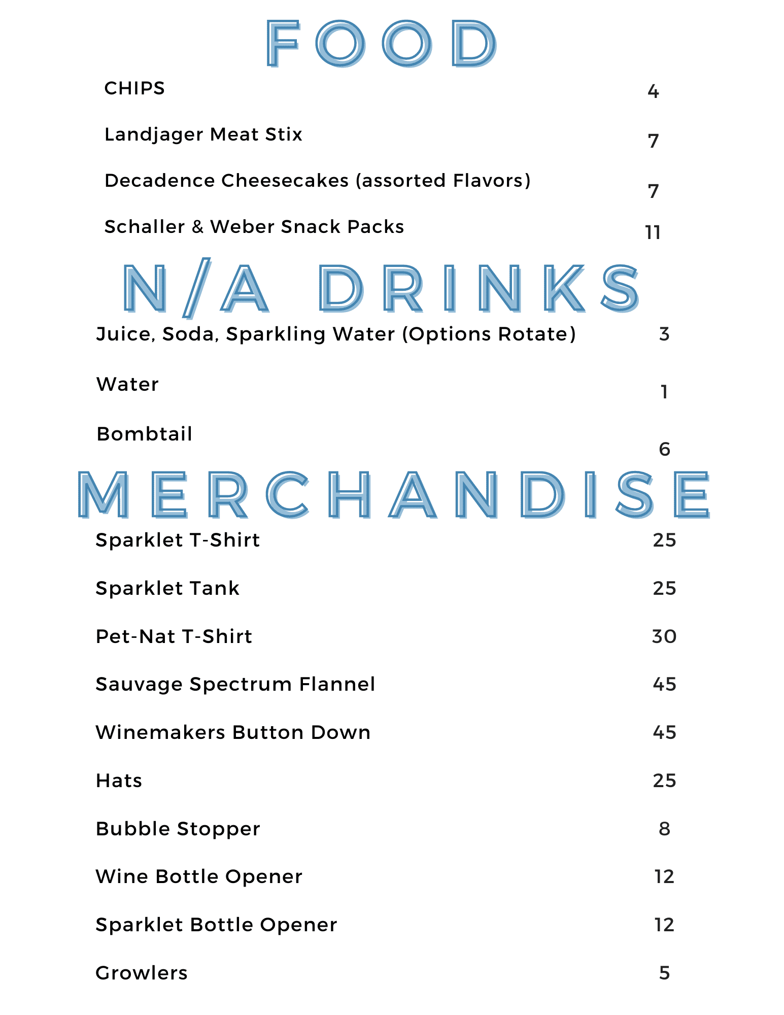 MENU - Sauvage Spectrum